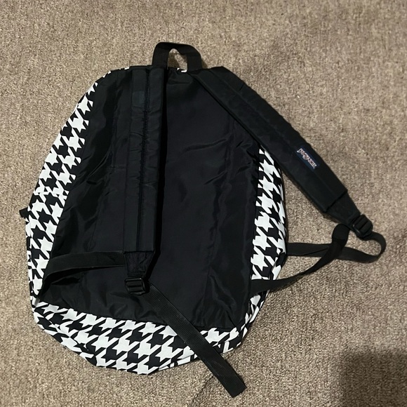 Jansport | Accessories | Jansport Backpack In Black And White | Poshmark